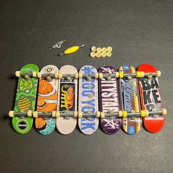 Tech Deck | Toys | Lot Of 21 Tech Deck City Stars Zoo York Baker ...